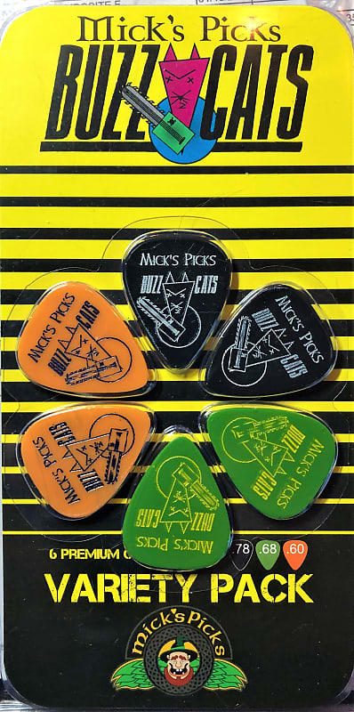 Mick's Picks - Buzz Cats Variety Pack 6pcs) | Reverb