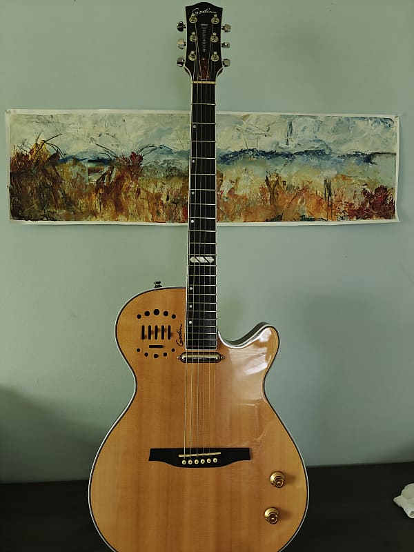Godin MultiAc Steel Natural HG electric acoustics w/ | Reverb Canada