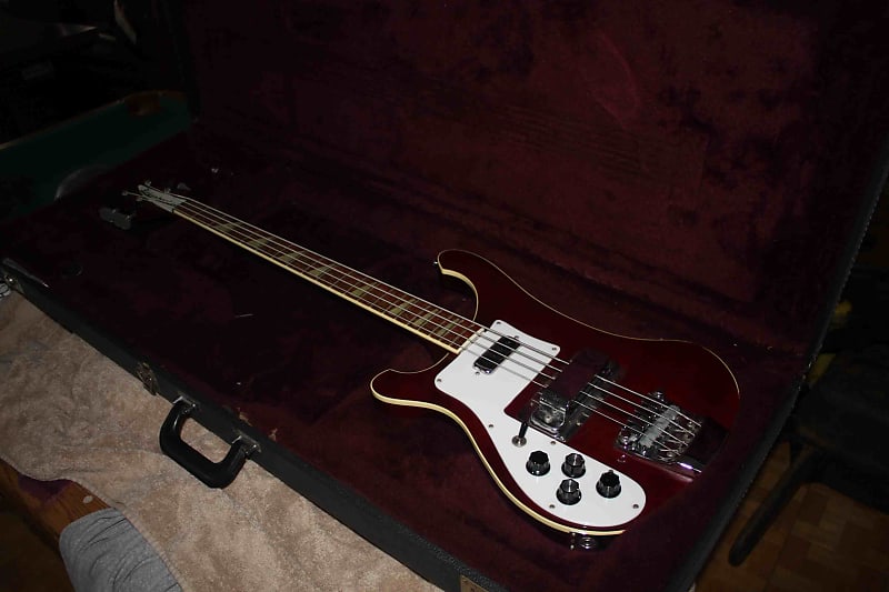 Rickenbacker 4001 Left-Handed Burgundy / RED - 1981 | Reverb