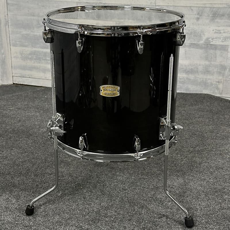 Used Yamaha Stage Custom Birch Floor Tom 16x15 Raven Black - | Reverb