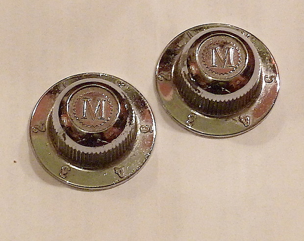 Mosrite Fuzzrite chrome knobs | Reverb
