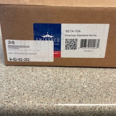 Eminence Beta-10A American Standard Series 10-inch 250-watt | Reverb