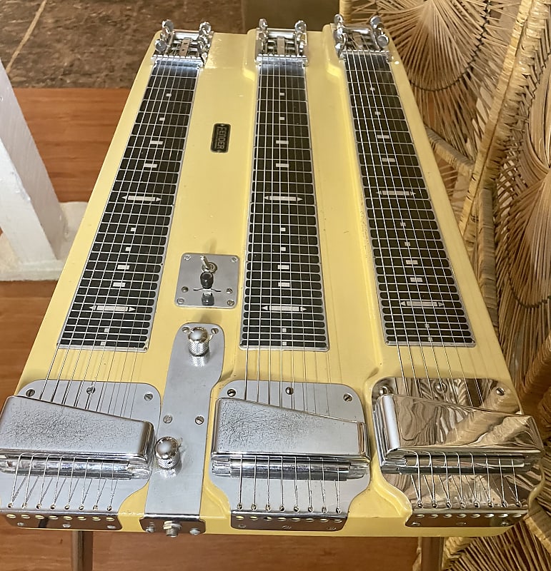 Fender Custom Triple 8 String Lap Steel, Triple Neck, | Reverb