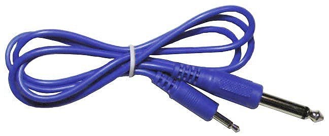AD INFINITUM BLUE 4' 3.5mm to 1/4" PATCH CABLE : BRAND NEW : | Reverb