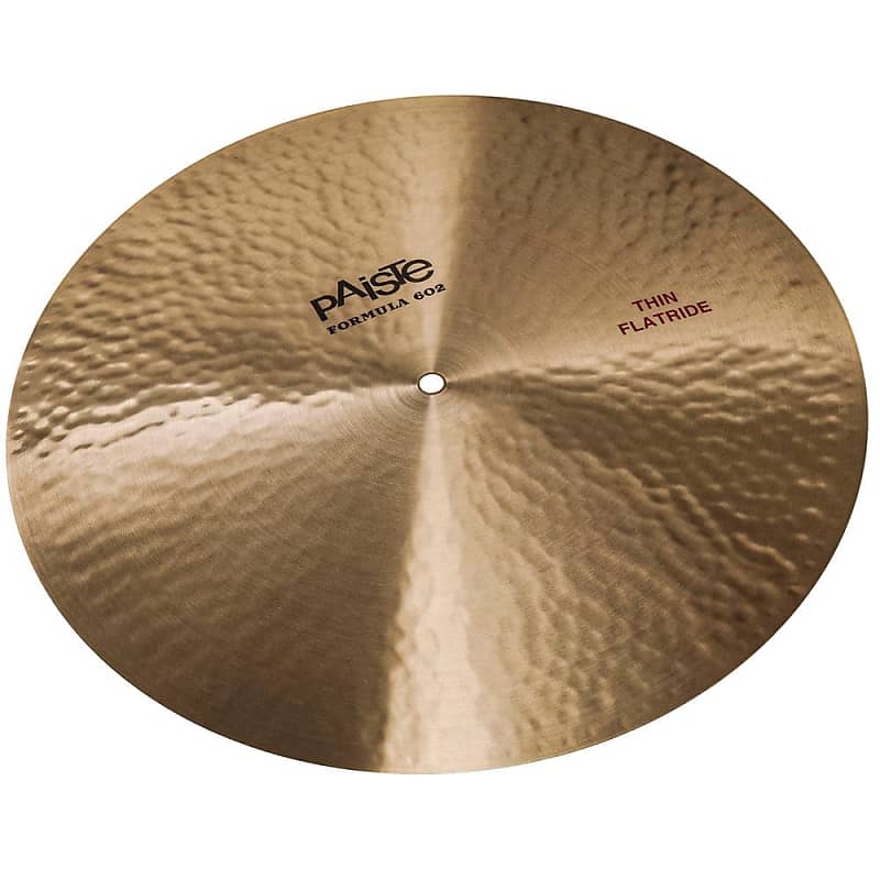 Paiste Formula 602 Thin Flat Ride Cymbal 18" | Reverb