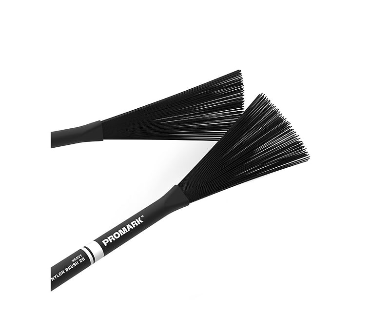 ProMark Heavy Nylon Brushes 2B Black | Reverb