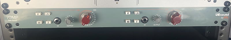 UK Sound 73MP Dual Channel Mic Preamp by BAE 2020 - Grey | Reverb