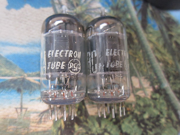 Pr Vintage RCA 12au7 Preamp Driver Tubes, Long Plates, D | Reverb