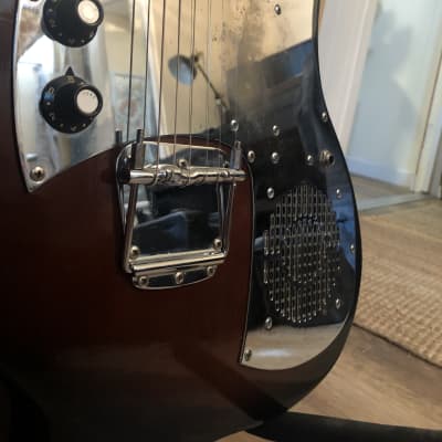 1960s Teisco TRG-1 Electric Guitar w/ Gold Foil & | Reverb