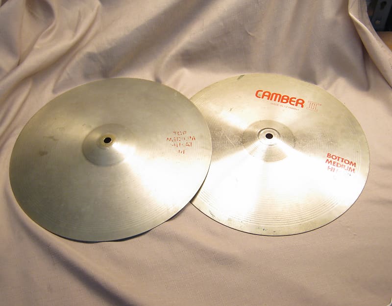Camber II 14 inch 36 cm Hi Hat Cymbal Set Germany Lot 70-02 | Reverb