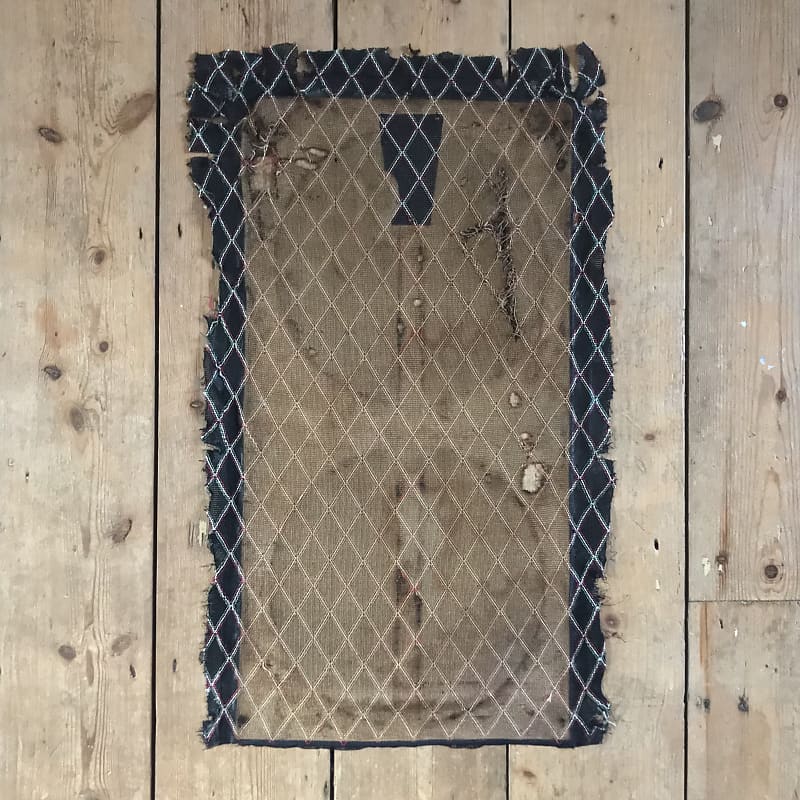 Vintage Vox JMI 2x12 diamond grill cloth 1965 | Reverb