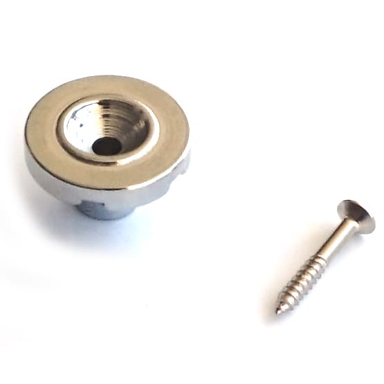 Jazz Precision Bass String Tree Retainer Round Slotted Chrome | Reverb