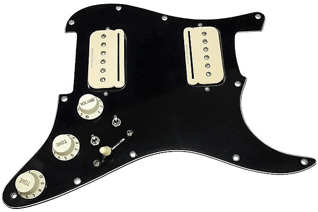 HDCustom Loaded Strat Pickguard, Splittable Seymour Duncan | Reverb UK