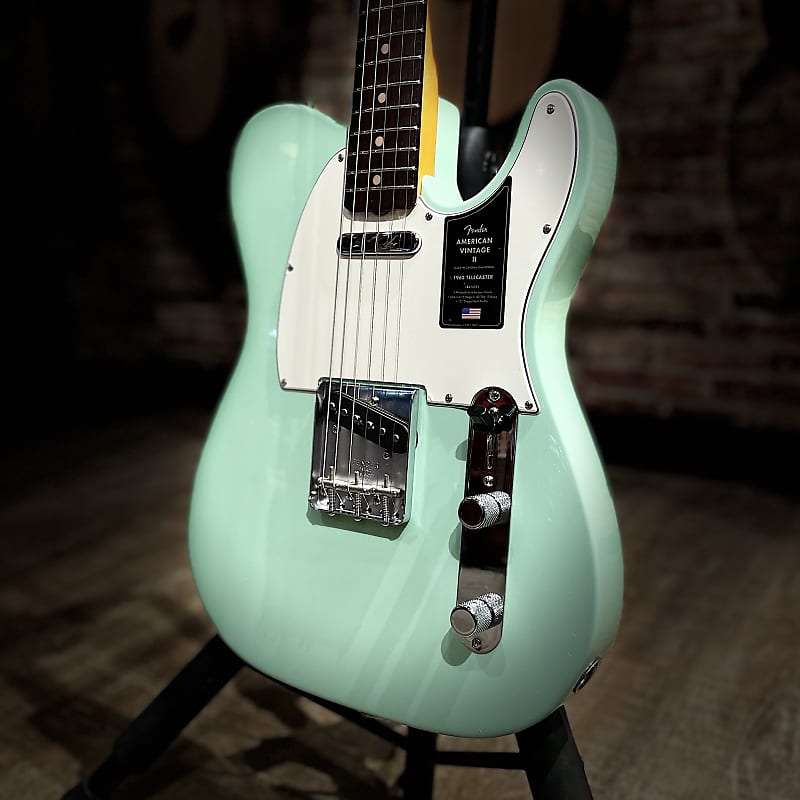 Fender American Vintage II 1963 Telecaster Surf Green | Reverb