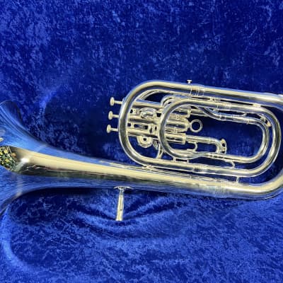 Besson BE955 Bb Baritone Horn - Silver Plated | Reverb