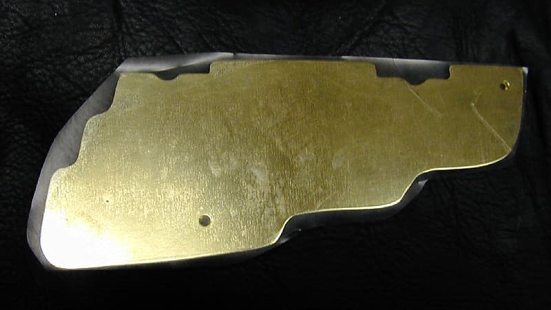 Instrument Cover Plate -Custom made - Solid Brass or Aluminum | Reverb