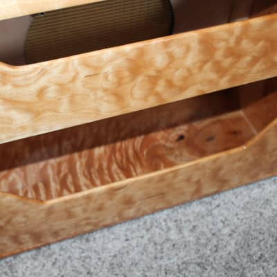 Custom Fender Princeton Reverb CABINET in Curly Maple | Reverb