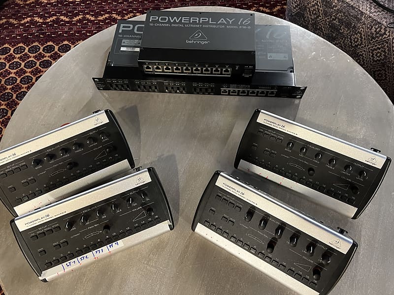 Behringer Powerplay 16 Headphone Mixer Bundle | Reverb