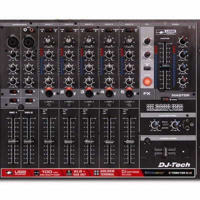 DJ-Tech - DX 3000 USB - Professional 7-Channel USB DJ Mixer | Reverb