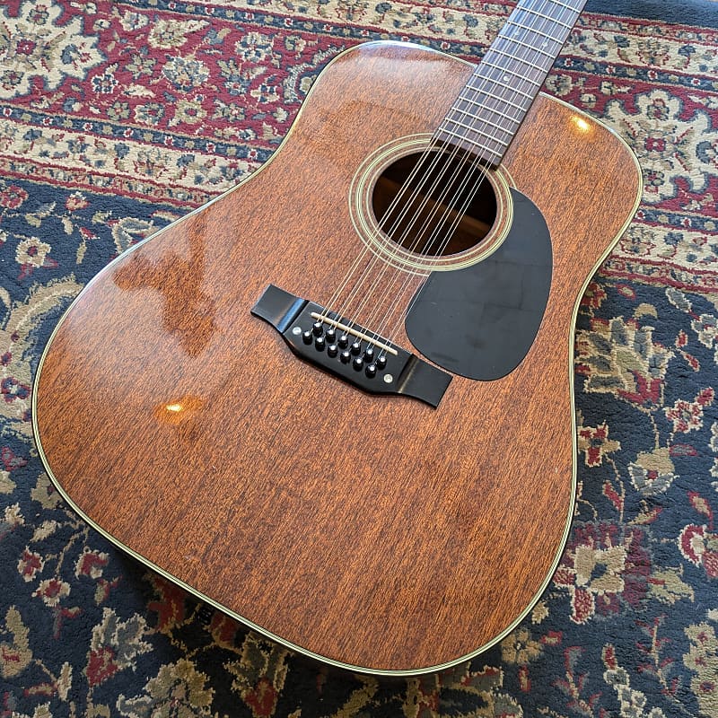 Takamine F-389 12-String Acoustic Guitar 1983 w/Chipboard | Reverb