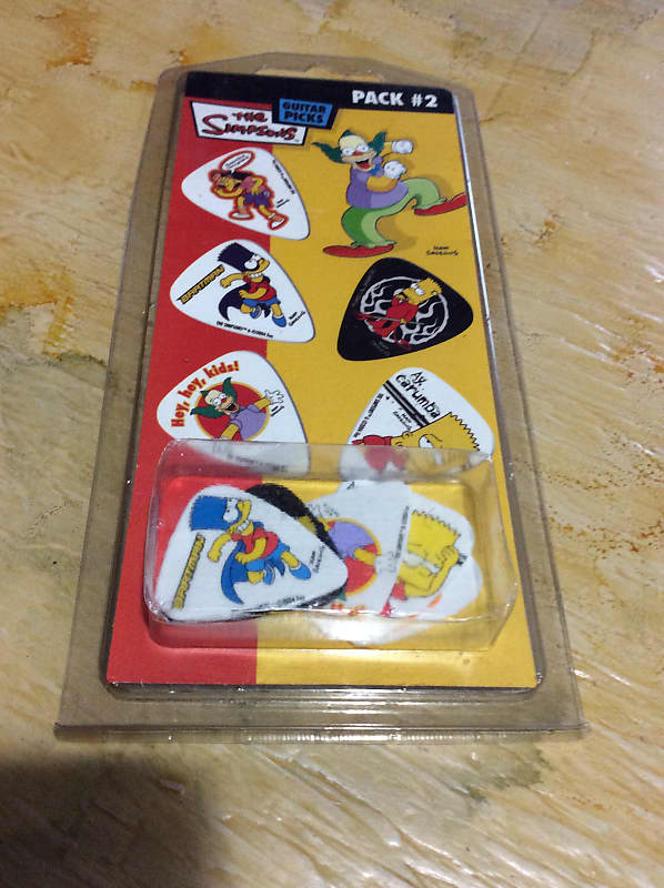 The Simpsons Guitar Picks #2 | Reverb
