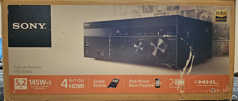 Sony STR-DH550 5.2ch Receiver Ampli Audio Video in Original | Reverb