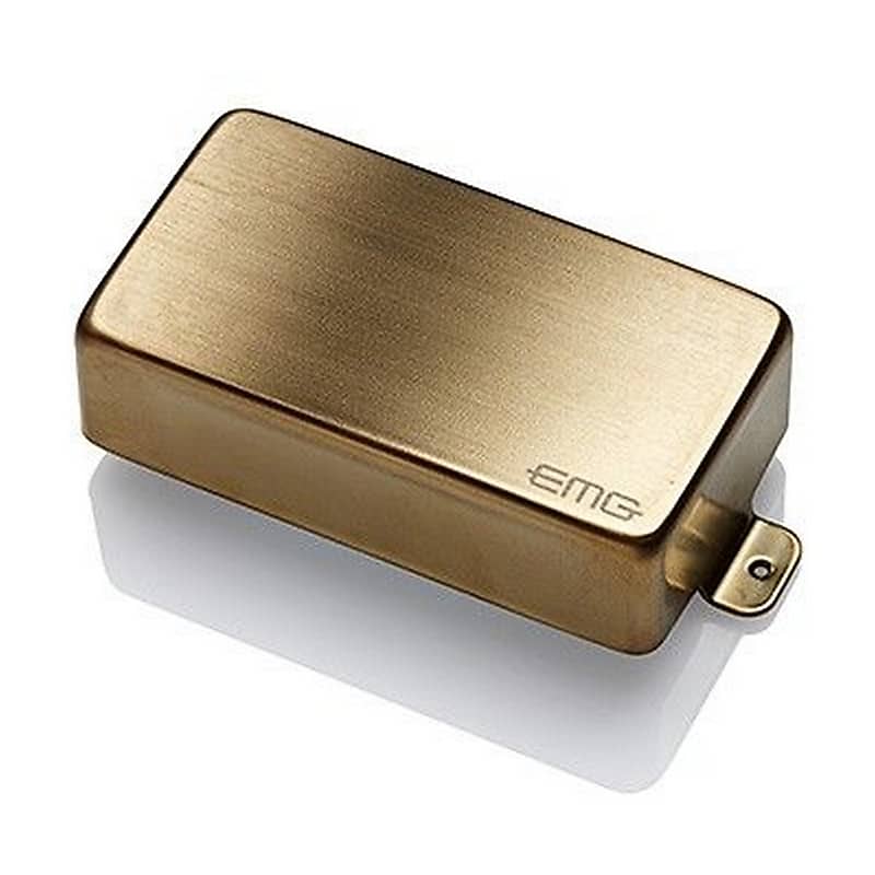EMG H4 Humbucking Passive Guitar Pickup, Brushed Gold, | Reverb