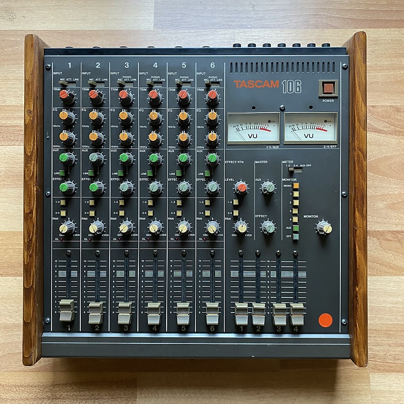Tascam M-106 analog vintage mixing desk | Reverb