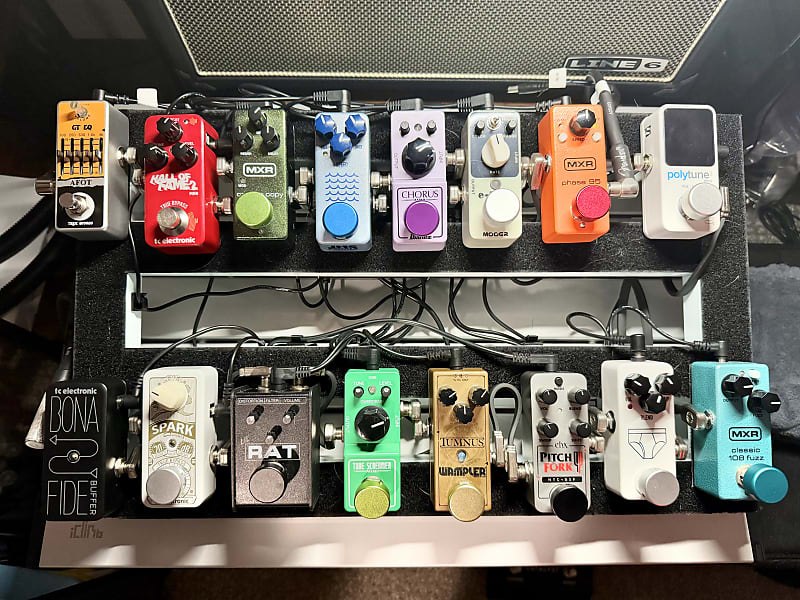 Complete Guitar Pedal Board of Top Mini Pedals | Reverb