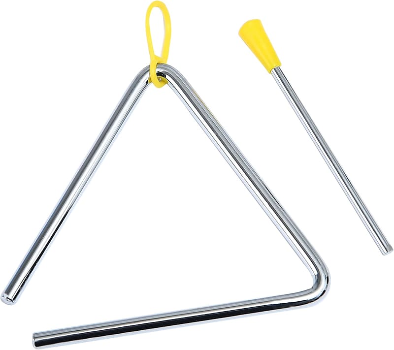 5 Inch Musical Steel Triangle Percussion Instrument With | Reverb