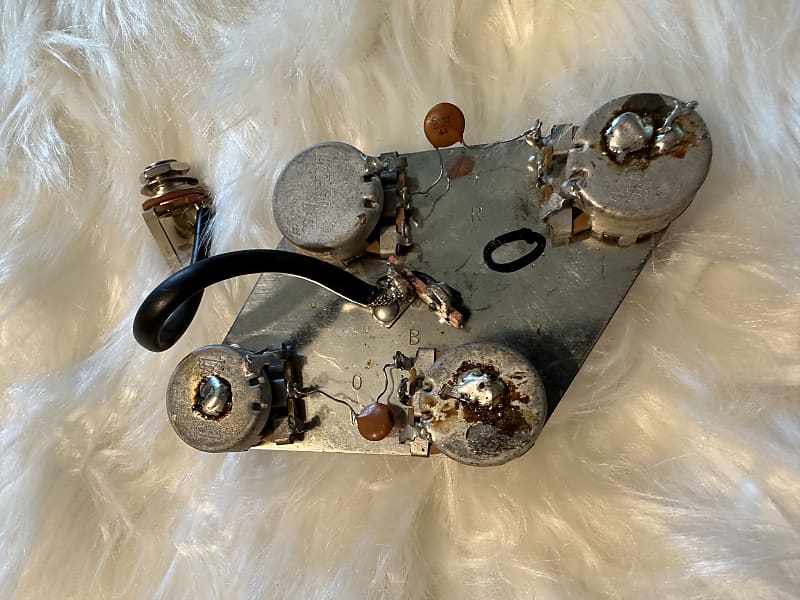 Gibson Volume and Tone Pots - wiring plate | Reverb