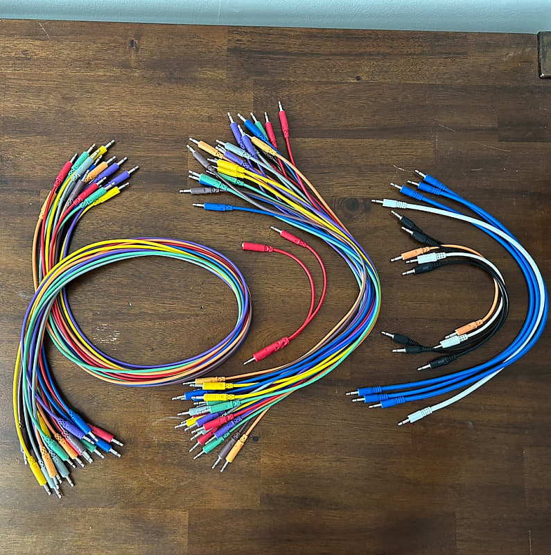 Eurorack Patch Cables, Cable Holder & Ribbon Cables (Set) | Reverb