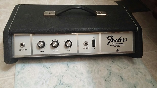 Fender FR1000 70's Black/Silverface | Reverb