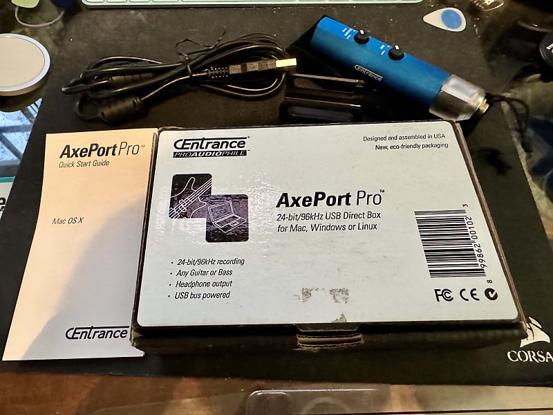 CEntrance AxePort Pro 24-bit/96kHz USB Direct Box 2015 | Reverb