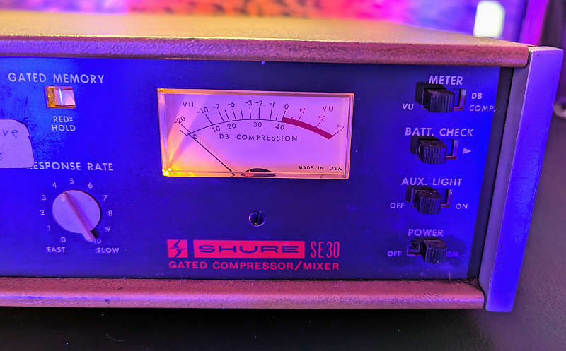 Shure SE-30 Gated Compressor Mixer Limiter-FOR REPAIR-AS IS | Reverb