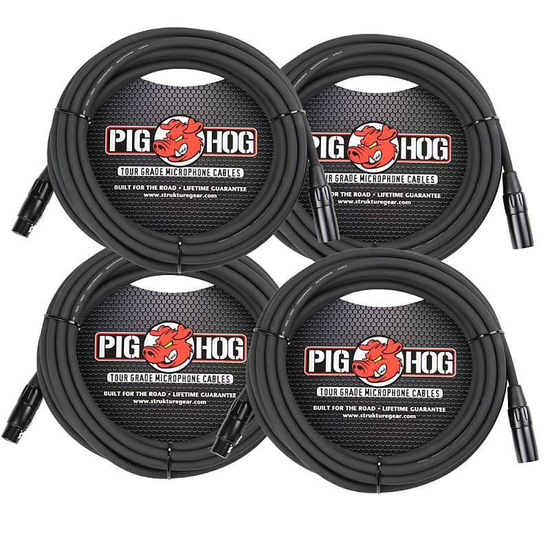 Pig Hog PHM20 20ft XLR Tour Grade High Performance Mic Cable | Reverb