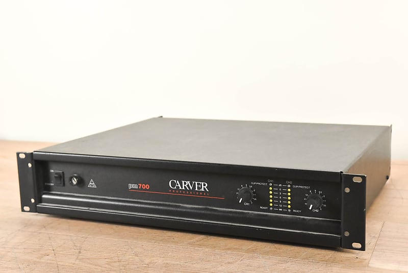Carver PM-700 Two-Channel Power Amplifier CG003Z4 | Reverb