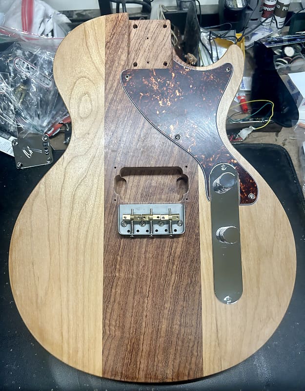 Woodtech routing LP jr body hybrid Les Paul Jr 2022 - Natural | Reverb