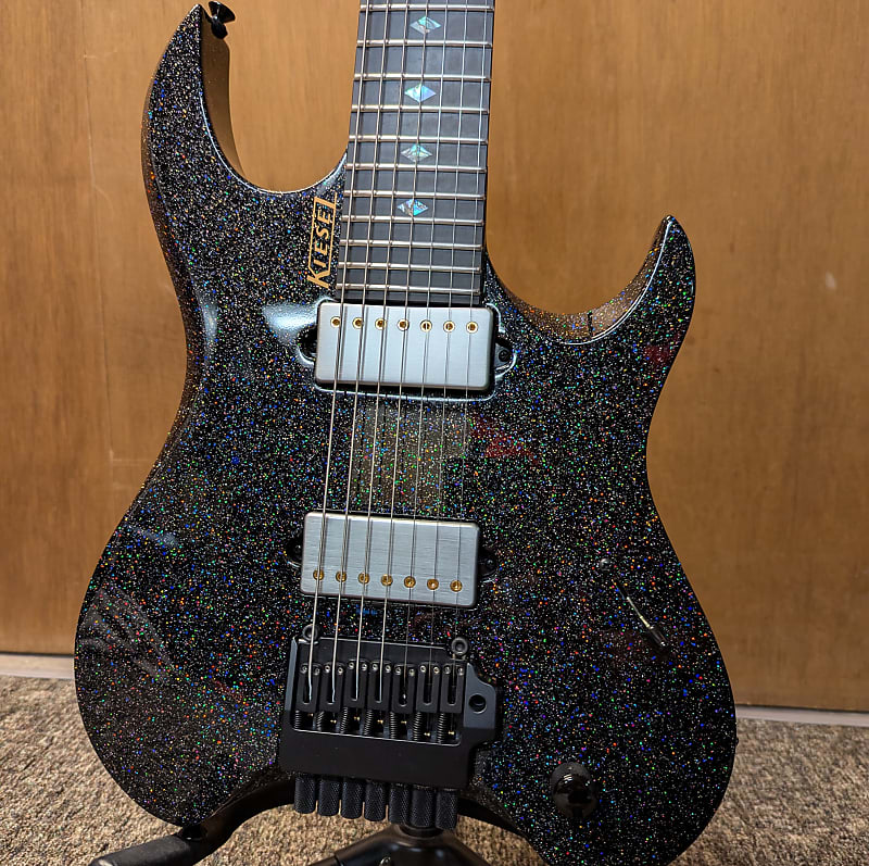 Kiesel Vader Neck-Through 7 String 2024 - Rainbow Sparkle | Reverb