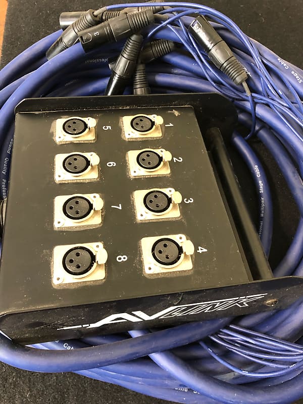 AV Link 50’ 8-channel XLR Mic Snake | Reverb
