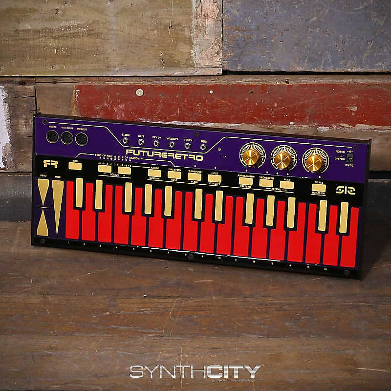 Future Retro 512 Touch Sensitive Keyboard - Red - | Reverb