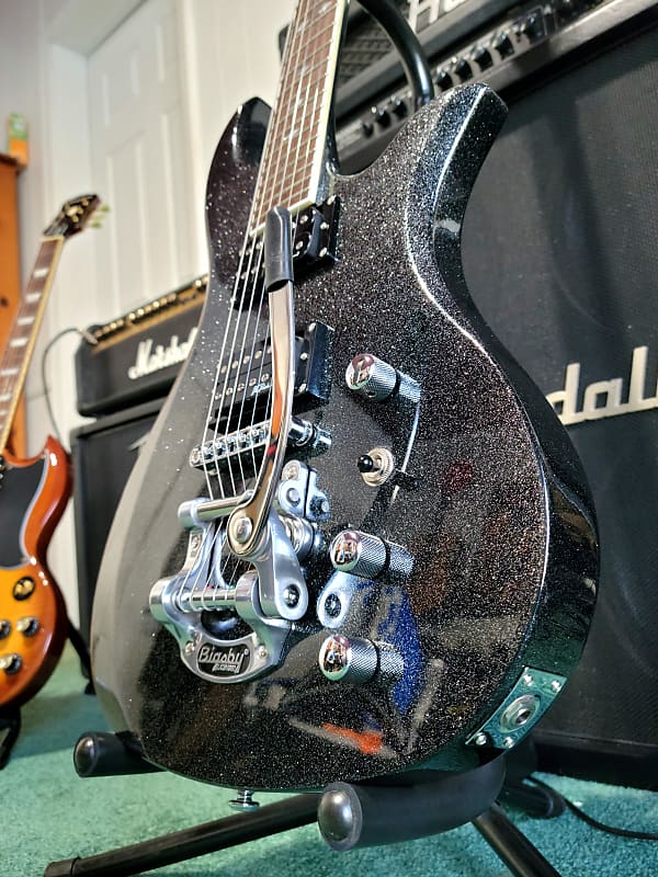 B.C. Rich Eagle Pro X Limited Ed. 2008 - Black Metallic Flake | Reverb