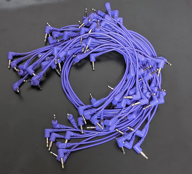 Tendrils Purple Eurorack Cables Bundle of 40 | Reverb