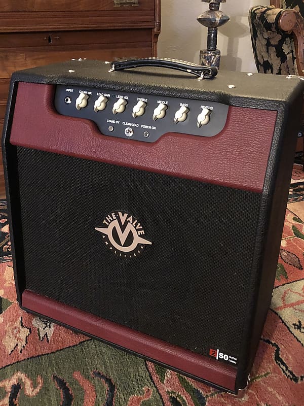 The Valve Italian made boutique amp Dark red and black Tolex | Reverb