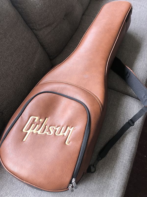 Gibson Brown Leather Soft Shell Case 2019 | Reverb