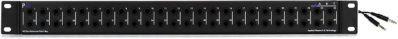 ART P48 48-point 1/4" TRS Balanced Patchbay Bundle with Hosa | Reverb