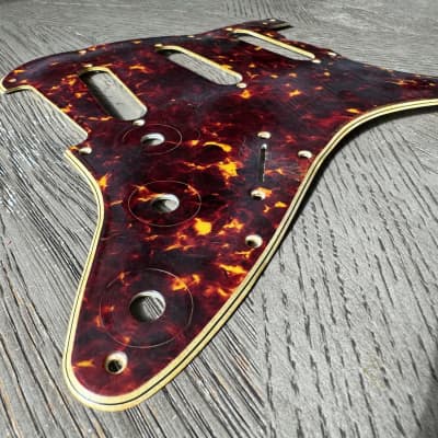 Spitfire Tortoiseshell Strat Pickguard - Relic Tortoise | Reverb