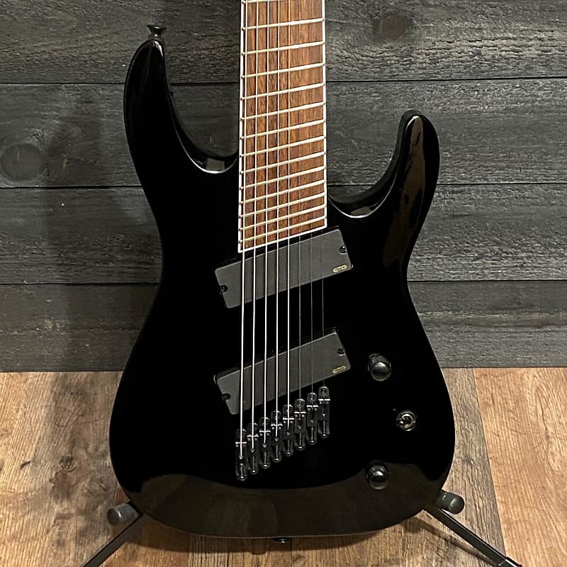 Jackson Soloist SLAT8 FF Multiscale 8-String Fan Fret Black | Reverb