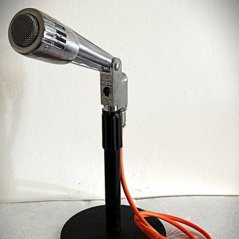 Vintage 1960’s Calrad DM-17 Dynamic Microphone, rich audio | Reverb