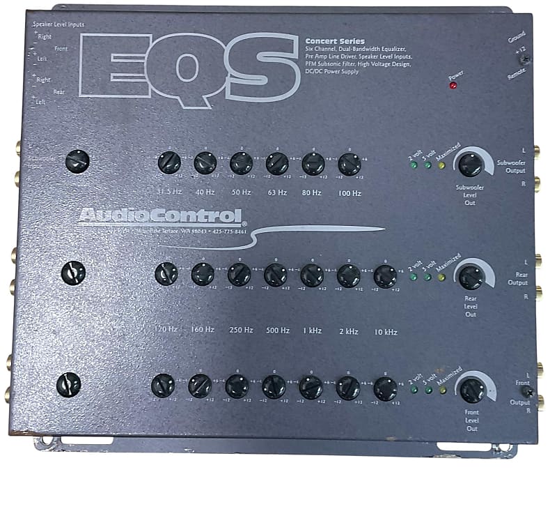 Audio Control Equalizer EQS Concert Series | Reverb